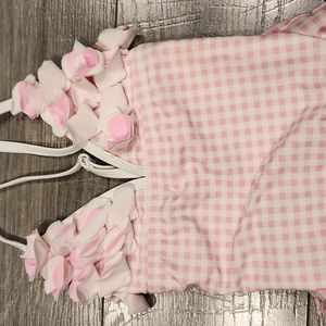 Floatimini | Swim | Euc Floatmini Girls Sz 6 Plaid One Piece Swimsuit ...